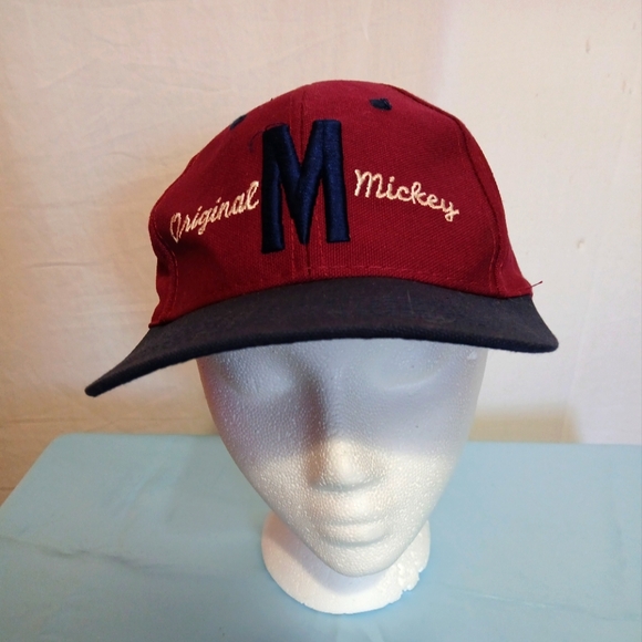 Disney | Accessories | Disney Red And Black Hat With Iconic Design ...